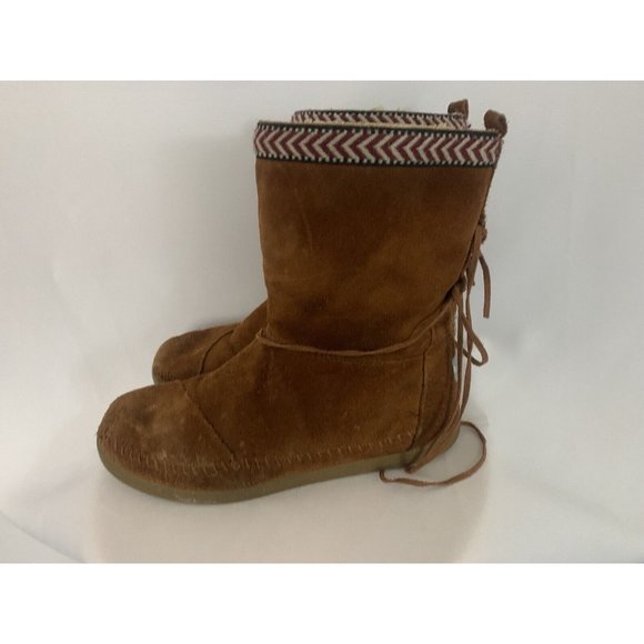 Toms | Shoes | Toms Native American Sz 9 Brown Suede Western Winter ...